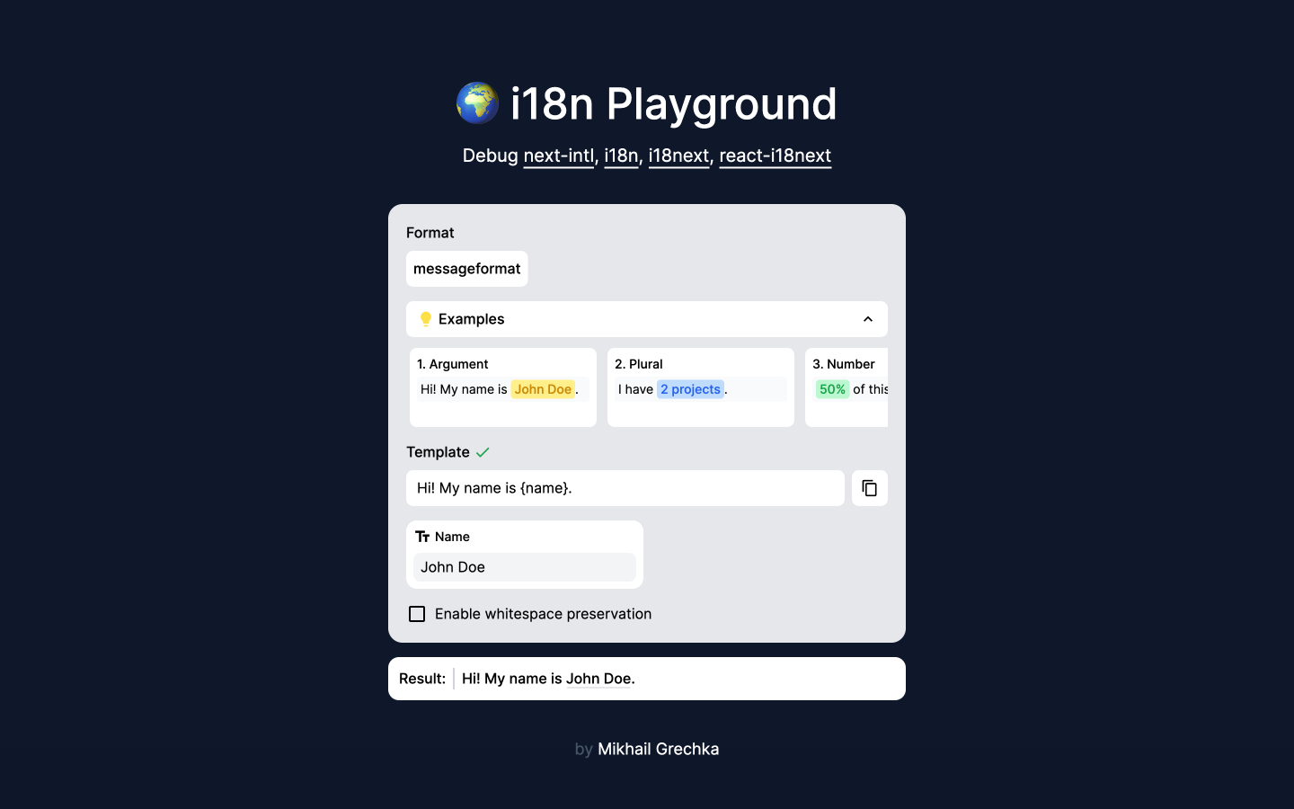 i18n Playground